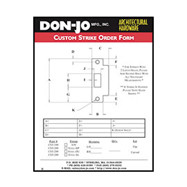 Catalogs • Don-Jo Manufacturing